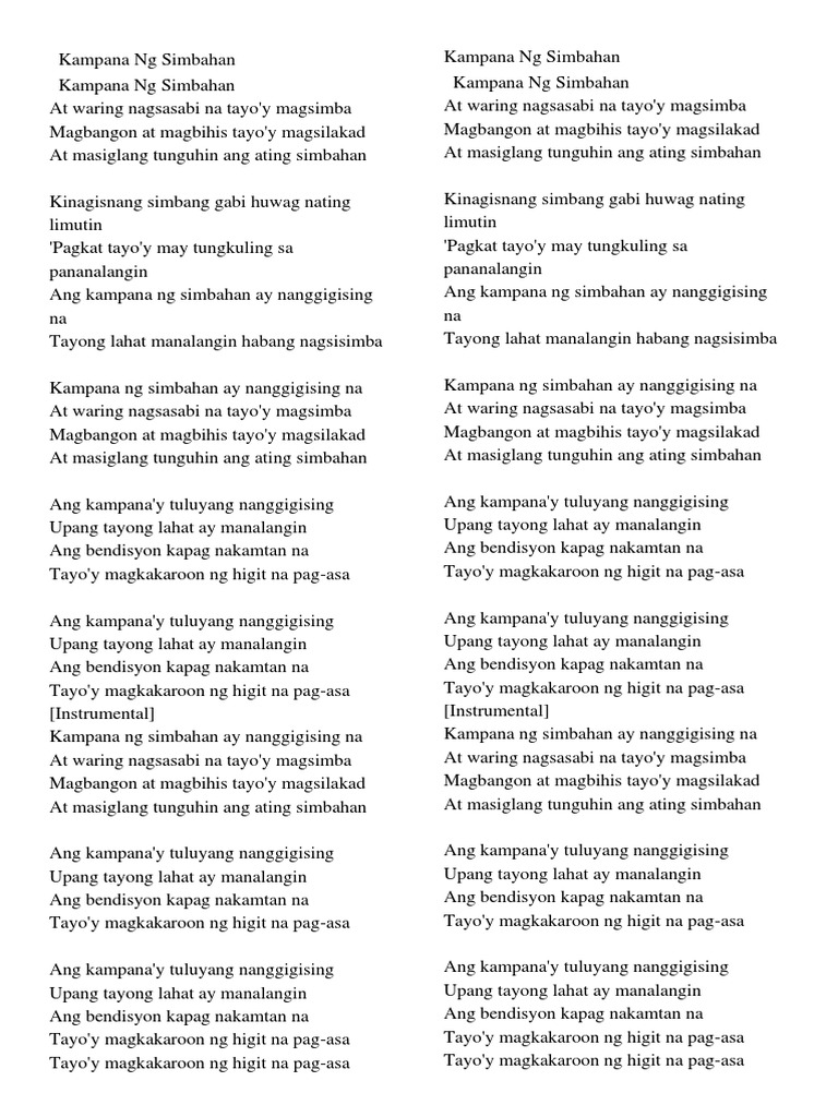 Kampana NG Simbahan | PDF