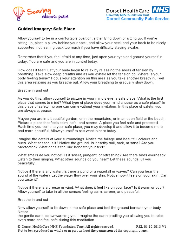 Safe Place Guided Imagery | PDF | Nature