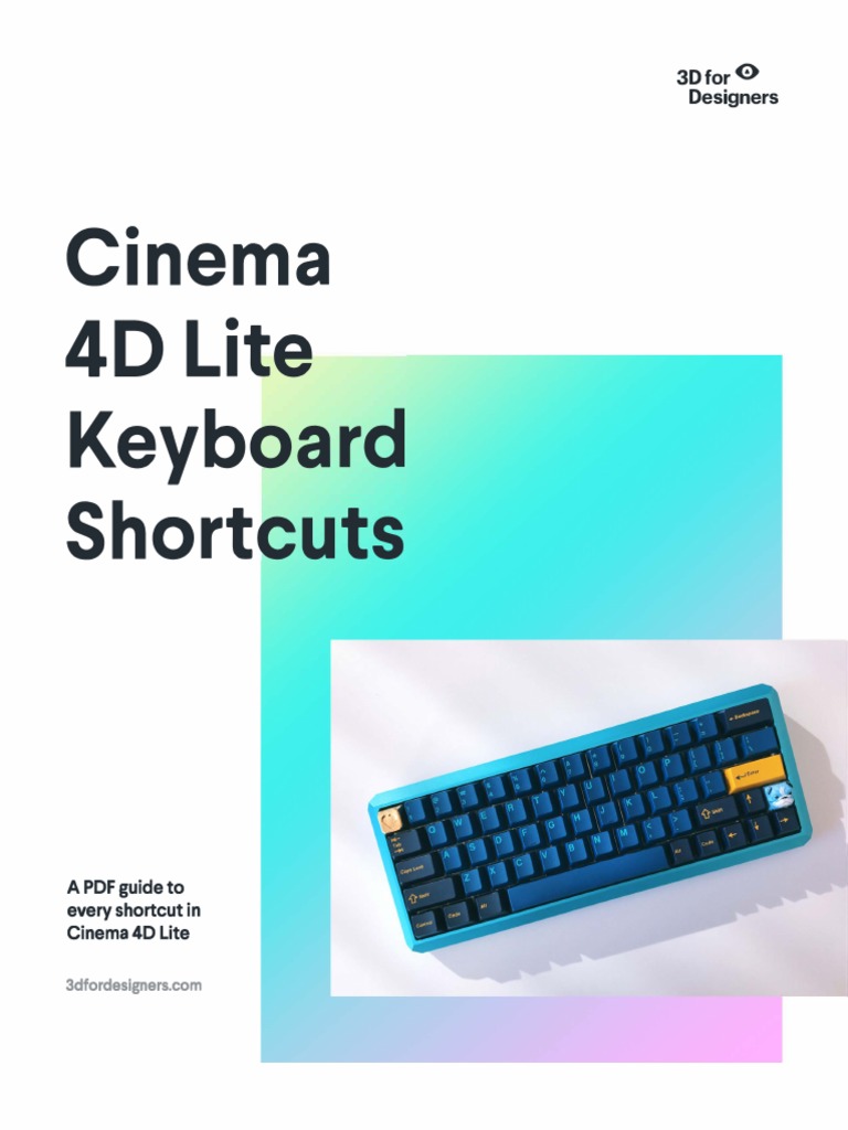 Cinema 4D Shortcuts | PDF | Control Key | Keyboard Shortcut