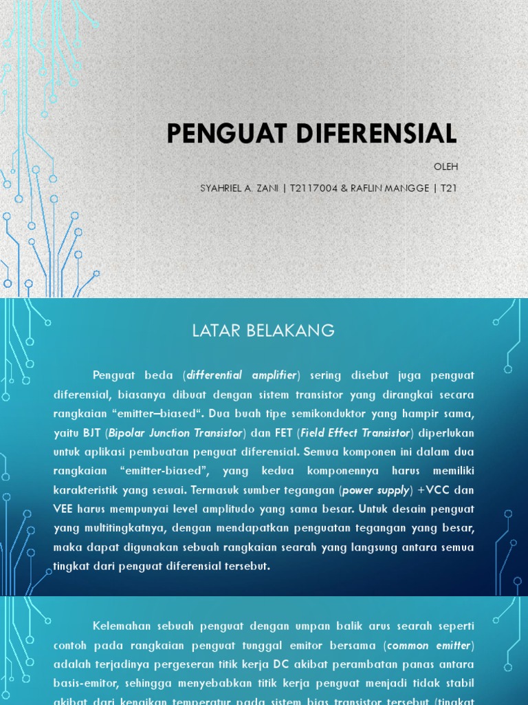 Penguat Diferensial | PDF