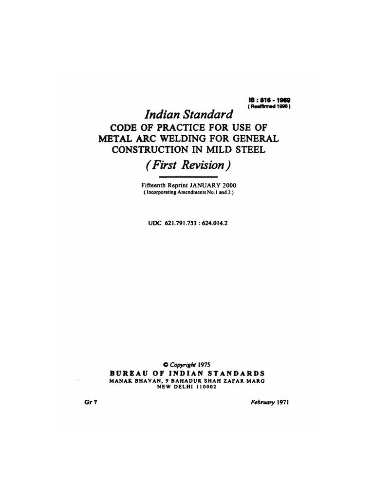 Is-816-1998 Mmaw | PDF