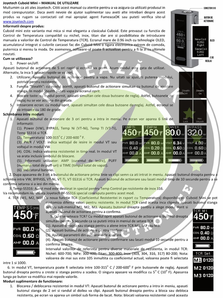 Manual Cuboid Mini | PDF