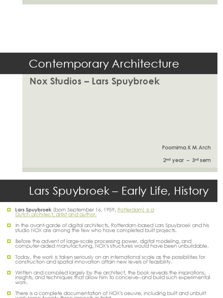 Exploring Lars Spuybroek's Concept of Hyperdimensional Space Through ...