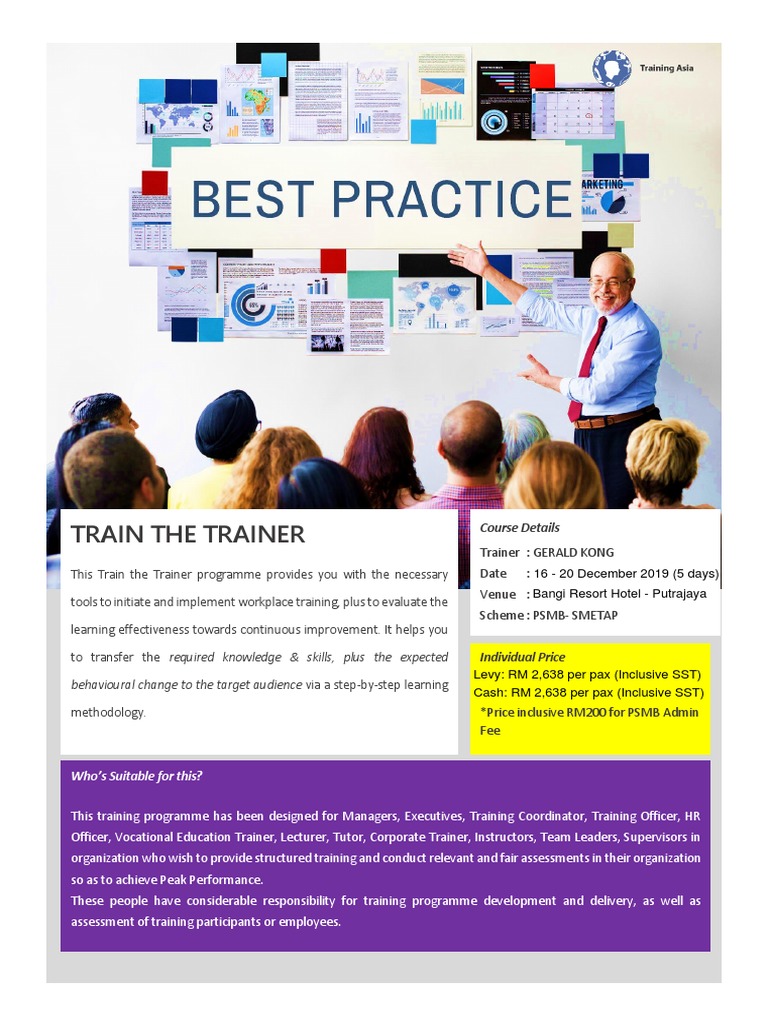 Train The Trainer | PDF | Competence (Human Resources) | Learning