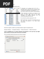 Guía para Procesar Los Gráficos y Tablas de Frecuencia en SPSS | PDF | Spss