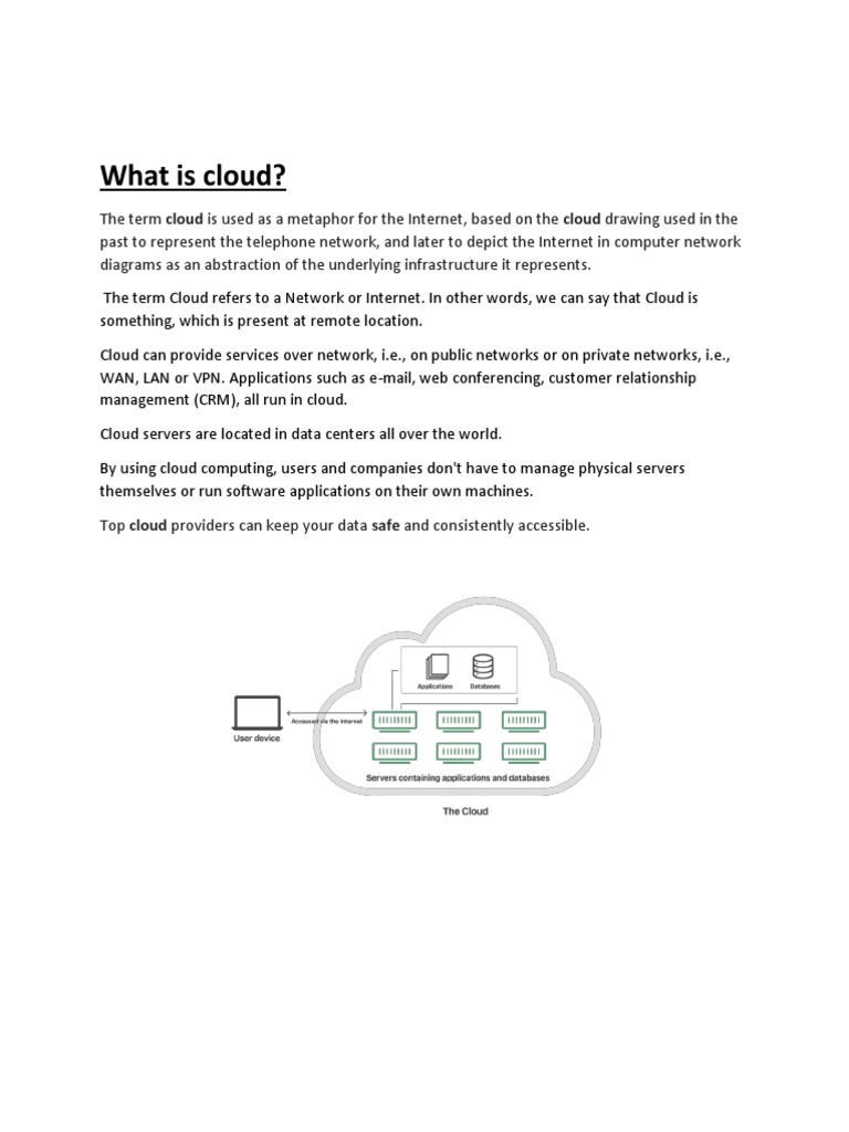 Cloud Computing | PDF | Software As A Service | Cloud Computing