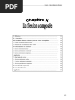 BA II - Chapitre 3 - Flexion Composée | PDF | Flexion (matériau ...