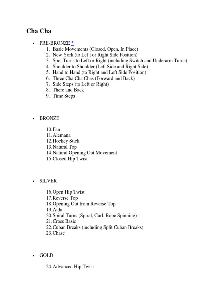 Dancesport Syllabus | Download Free PDF | Ballroom Dance | Partner Dance