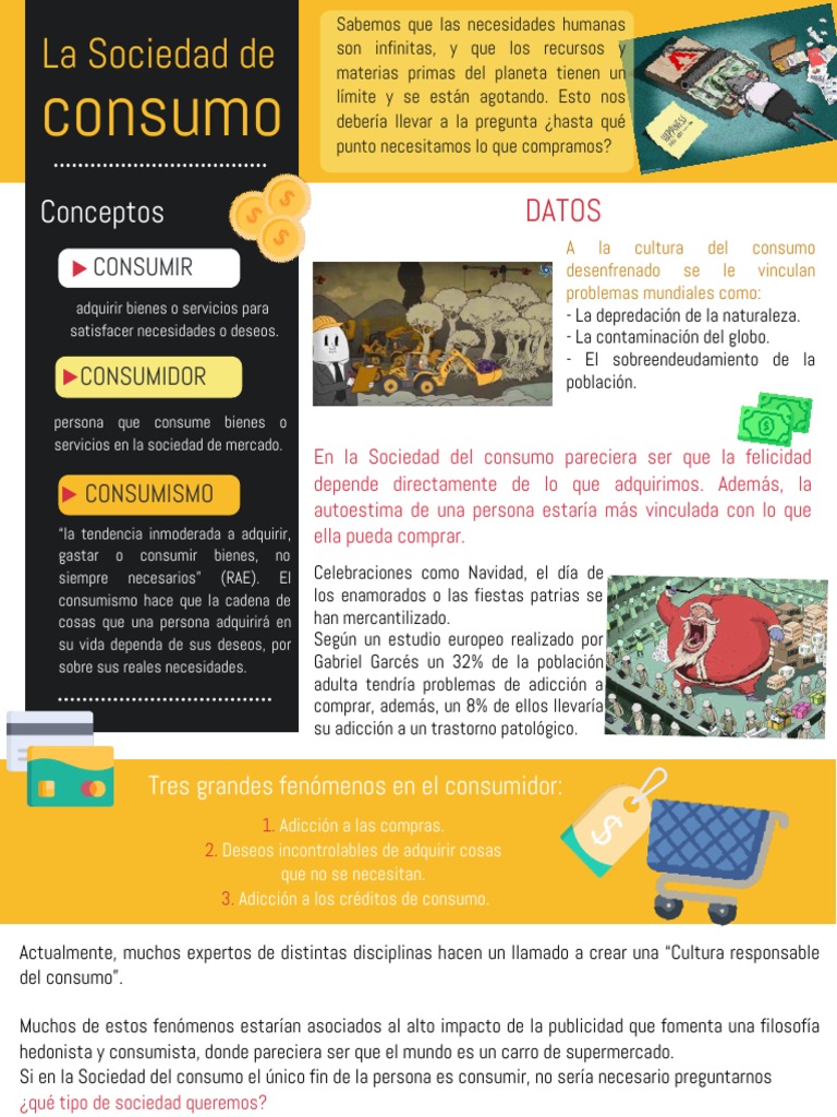 La Sociedad de Consumo | PDF | Consumismo | Consumo (economía)