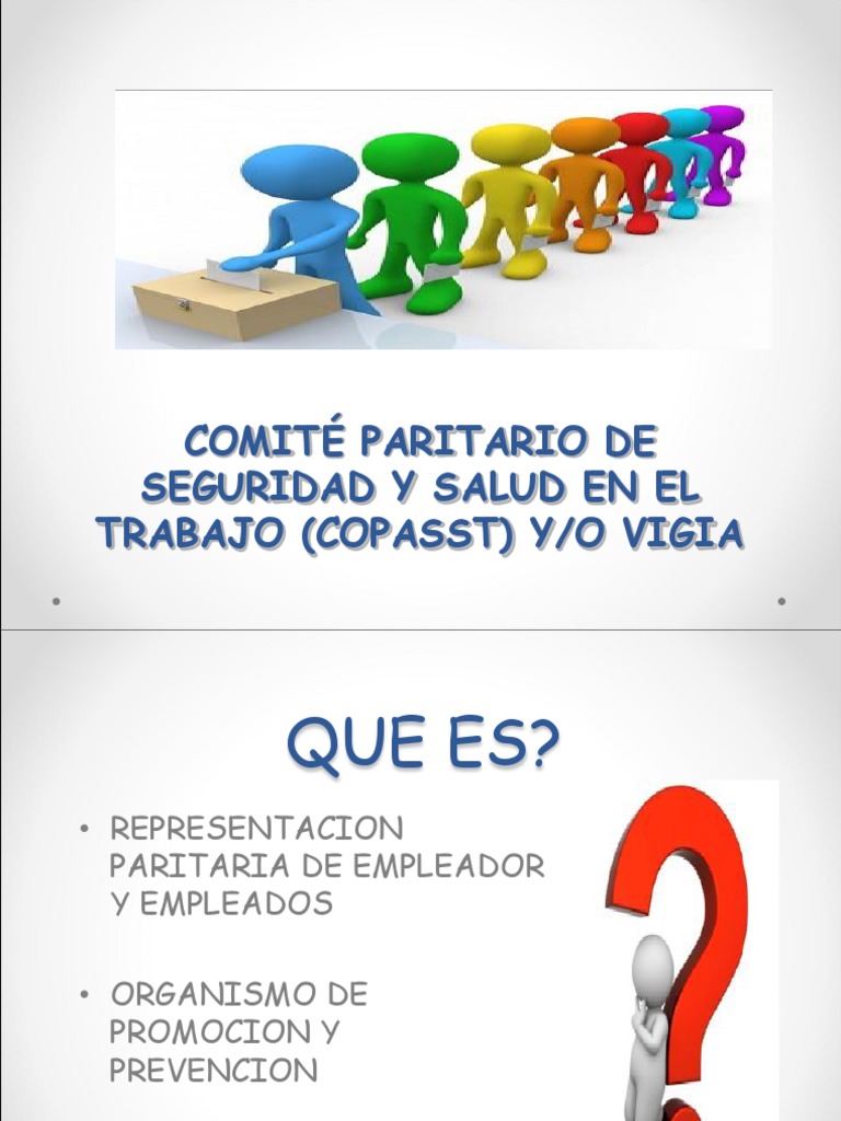 Diapositivas Copasst | PDF | Gobierno | Bienestar