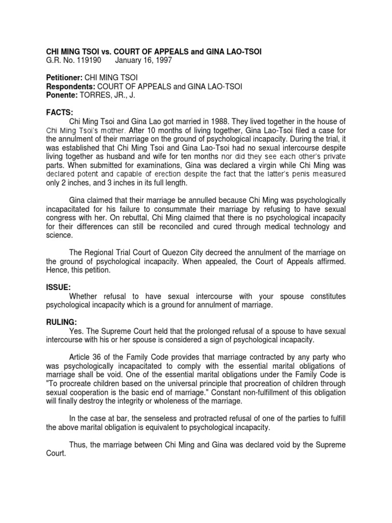 Chi Ming Tsoi Case Digest | PDF | Acquittal | Reasonable Doubt