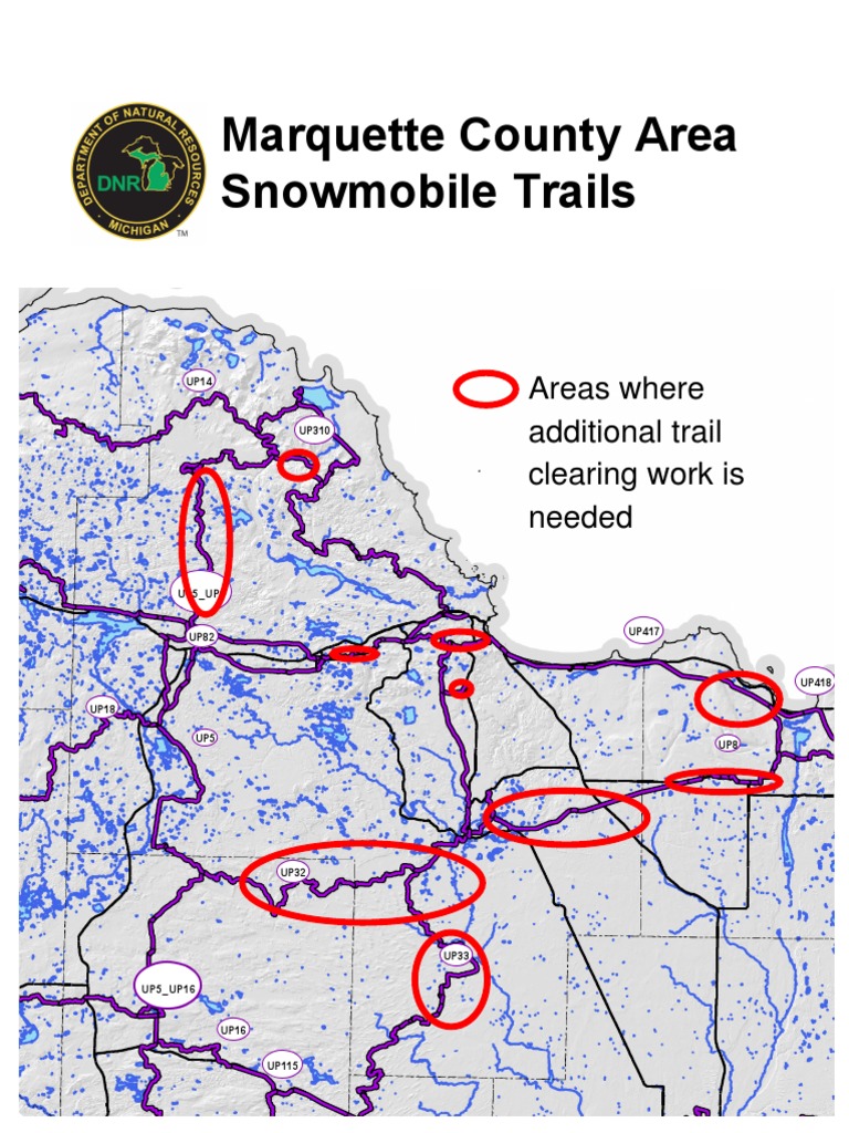 Trail Work Map - Marquette County | PDF