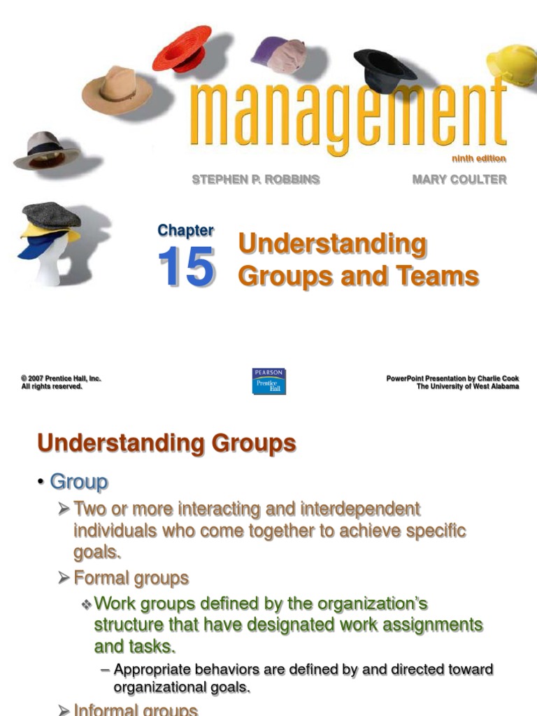 Robbins9 - Ppt15-Understanding Groups and Teams | PDF | Conformity ...