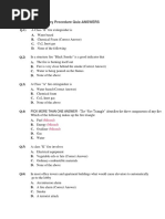 Fire Safety Quiz: Key Questions & Answers | PDF | Fire Safety | Fires