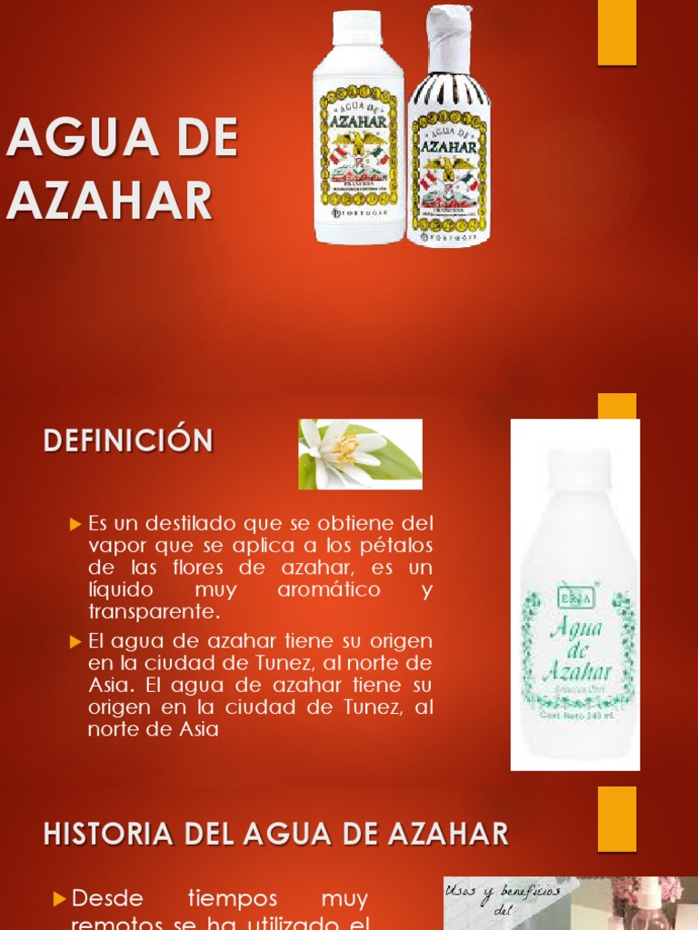 Beneficios y usos del agua de azahar | PDF | Agua | Salud y bienestar