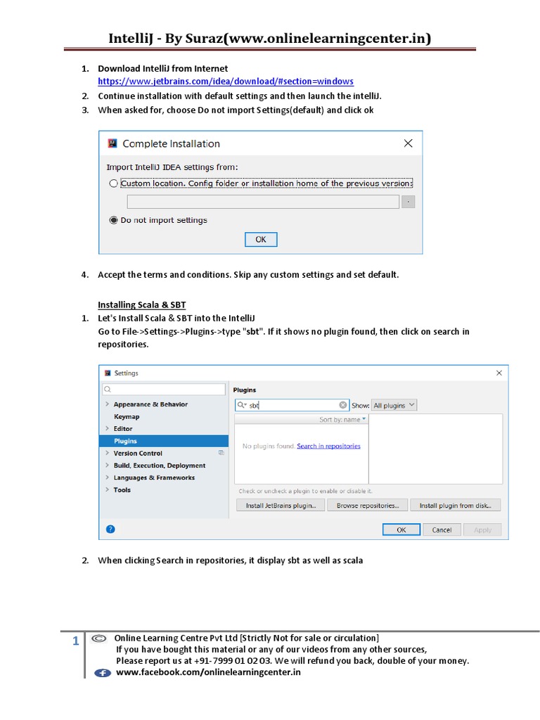 8 IntelliJ | PDF | Scala (Programming Language) | Software Development