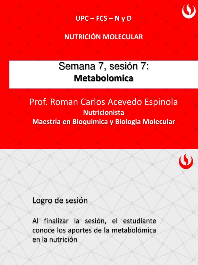 Metabolomica PDF | PDF | La metabolómica | Bioquímica