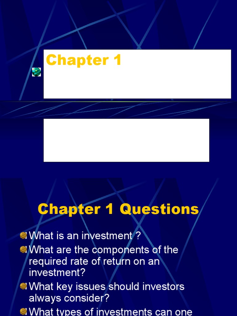 Understanding Investments and Strategies | PDF | Investing | Interest