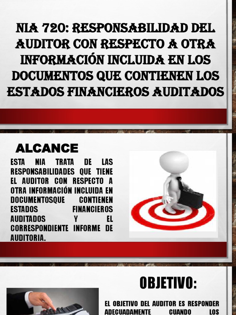 Nia 720 | PDF | Auditoría | Contralor