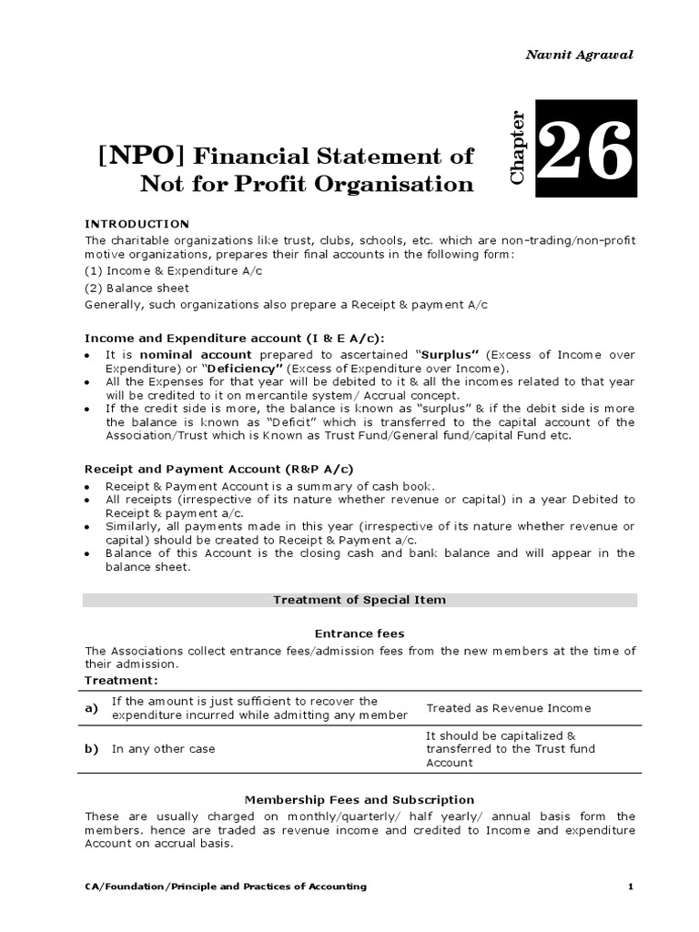 Npo | PDF | Debits And Credits | Expense