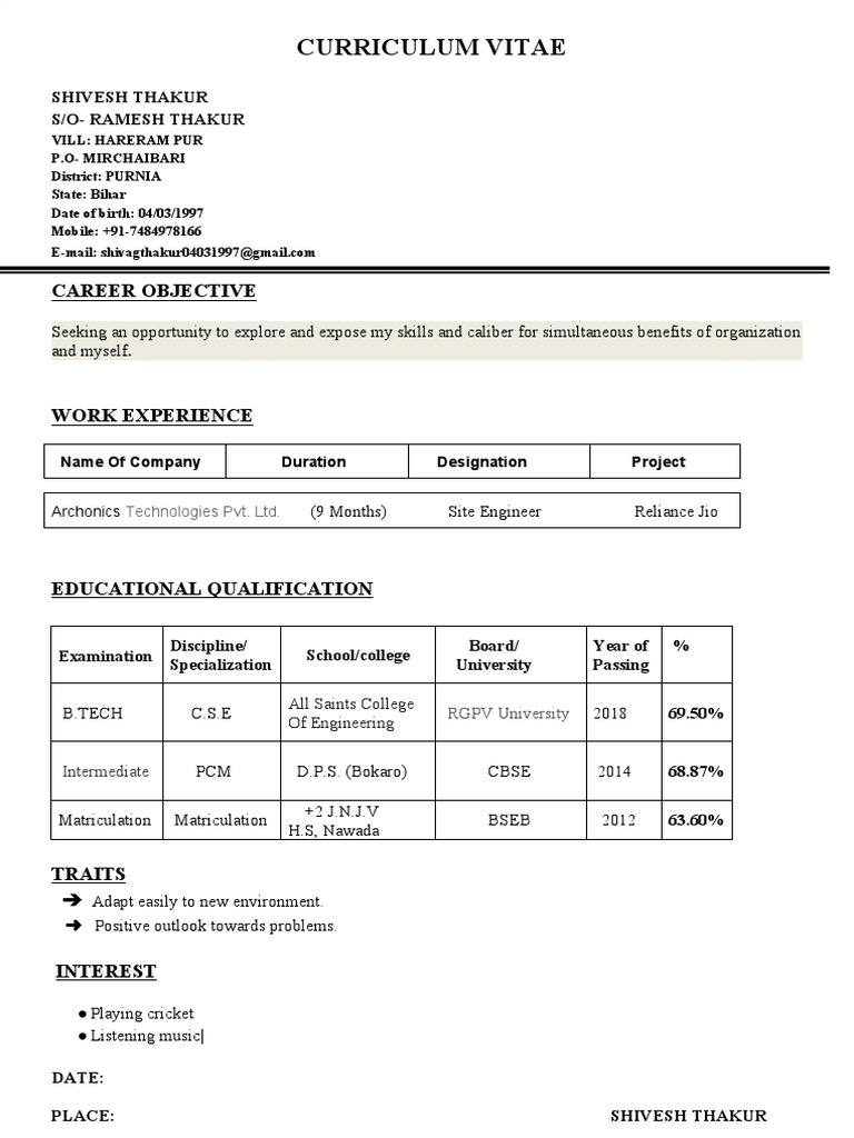 Shivesh Thakur ZINDABAD | PDF