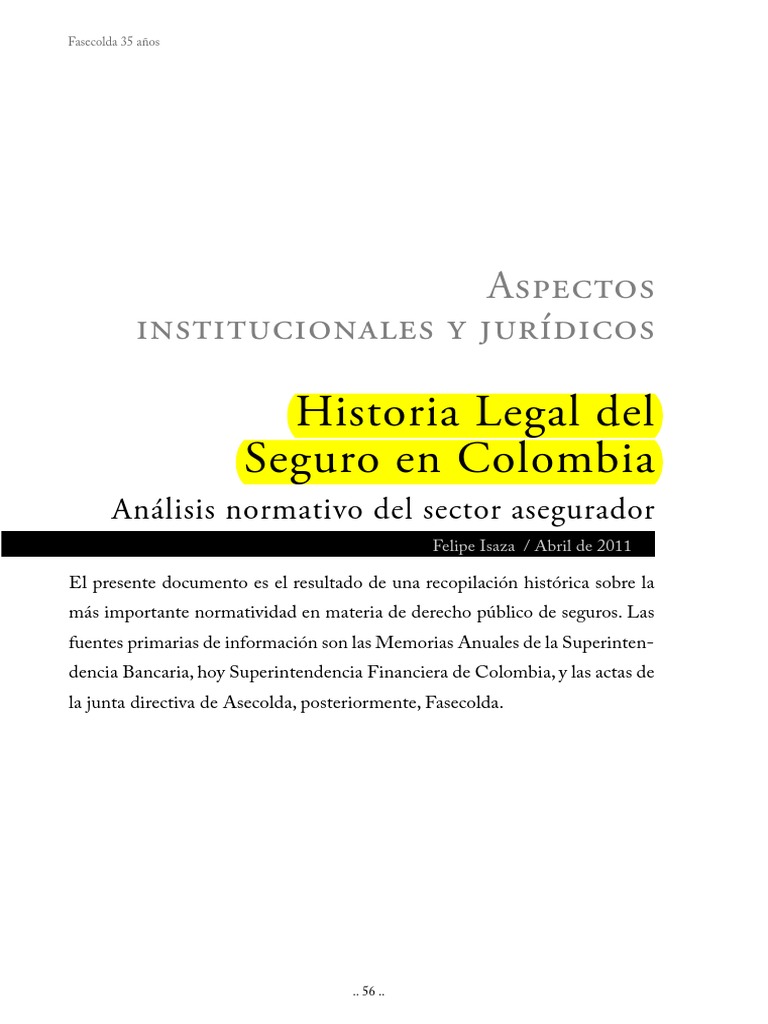 Historia Del Seguros - Historia Legal Del Seguro-2 | PDF | Póliza de seguros | Reaseguro