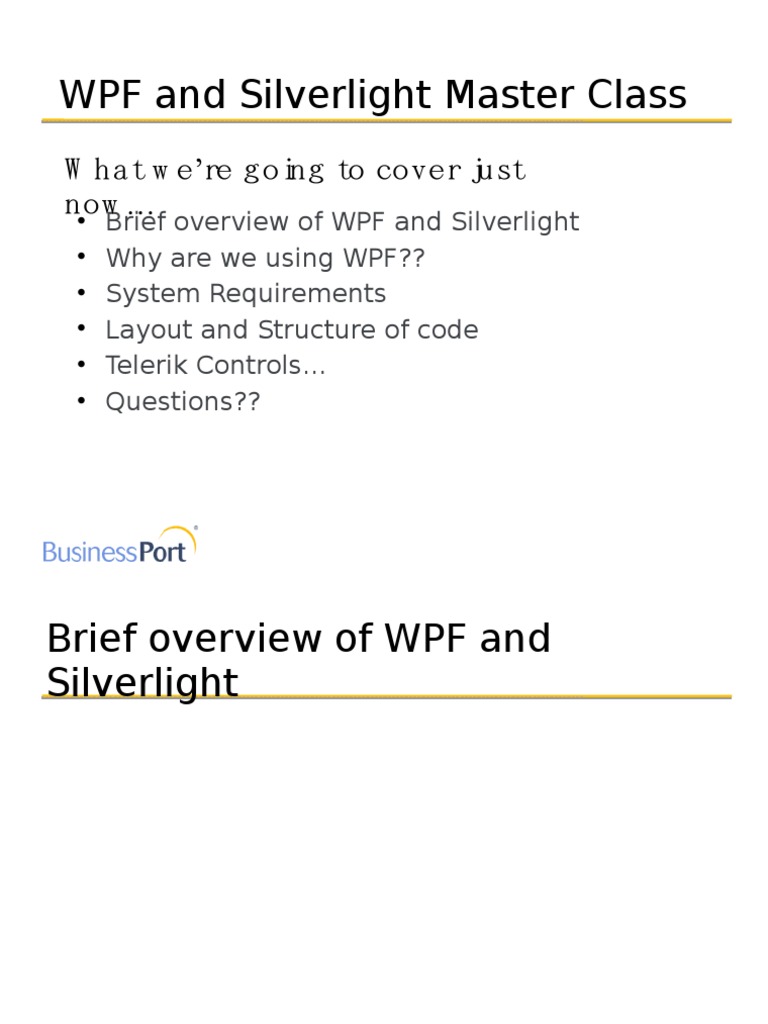 Wpf Master Class Pdf Windows Presentation Foundation Extensible