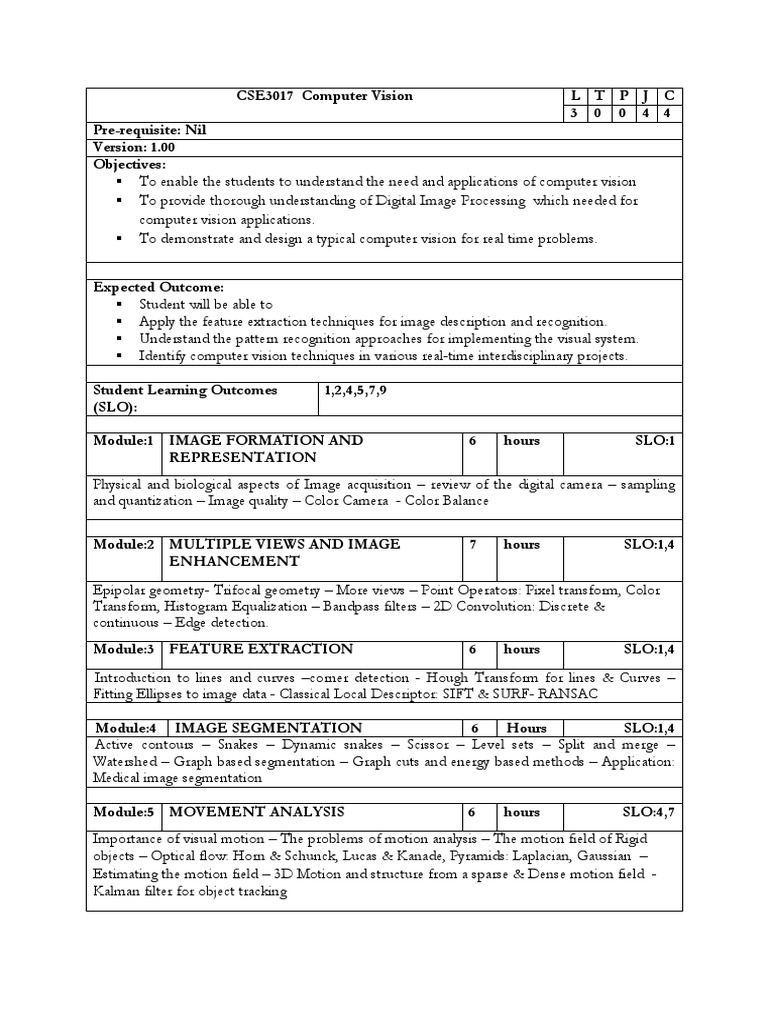 E | PDF | Computer Vision | Image Segmentation