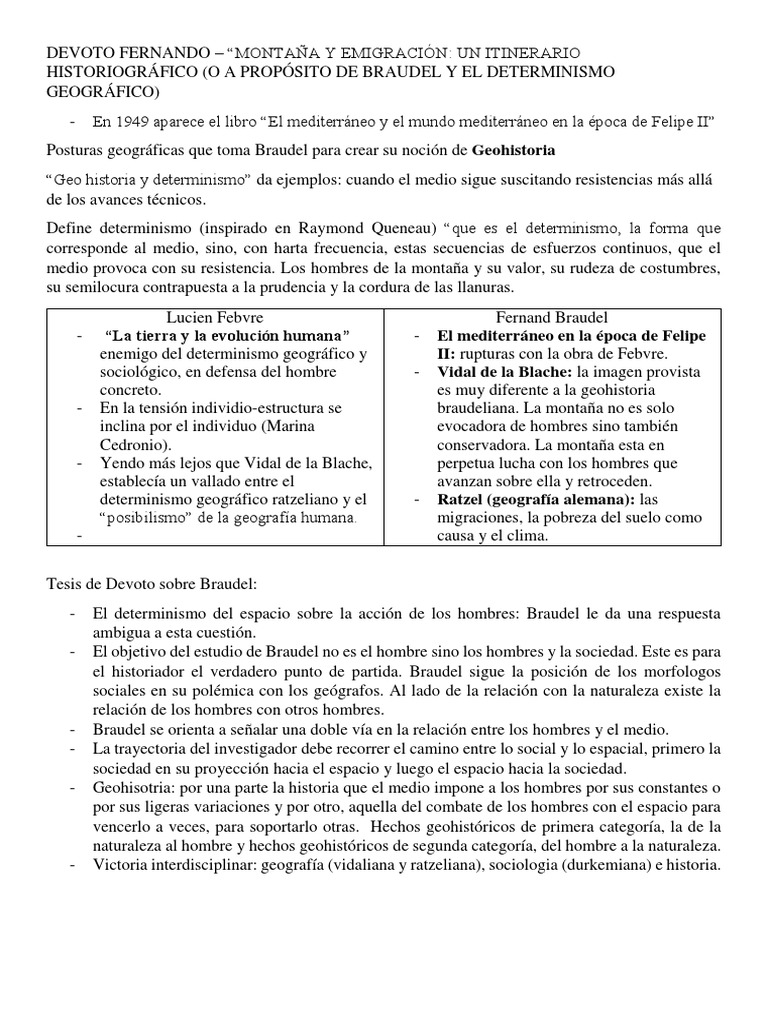 DEVOTO FERNANDO Montaña y Emigración | PDF | Geografía | Science