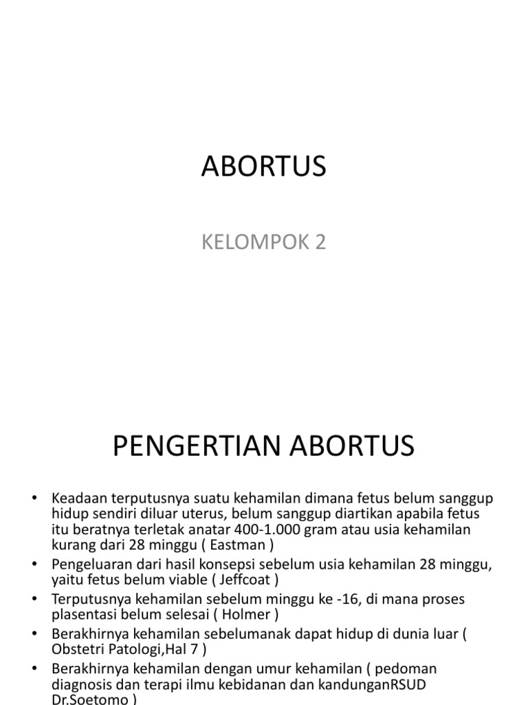 ABORTUS PPT New | PDF