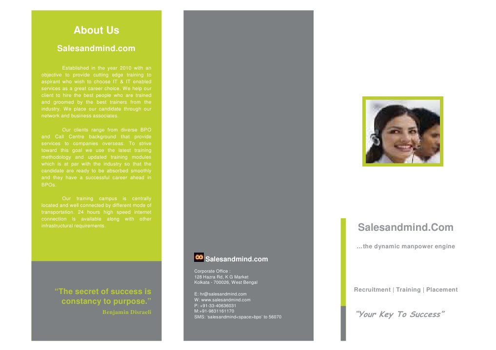 Sales and Mind BPO Brochure | PDF | Business | Computing