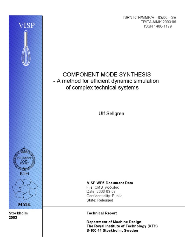Dynamic Analysis Of Structures Using Component Mode Synthesis Pdf