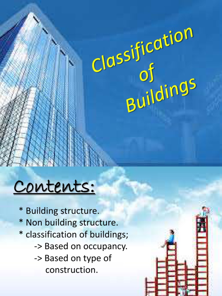 Classification of Buildings | PDF | Framing (Construction) | Lumber