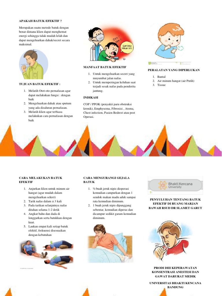 Pamflet Batuk Efektif | PDF