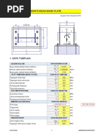 Perhitungan Base Plate Dan Angkur | PDF