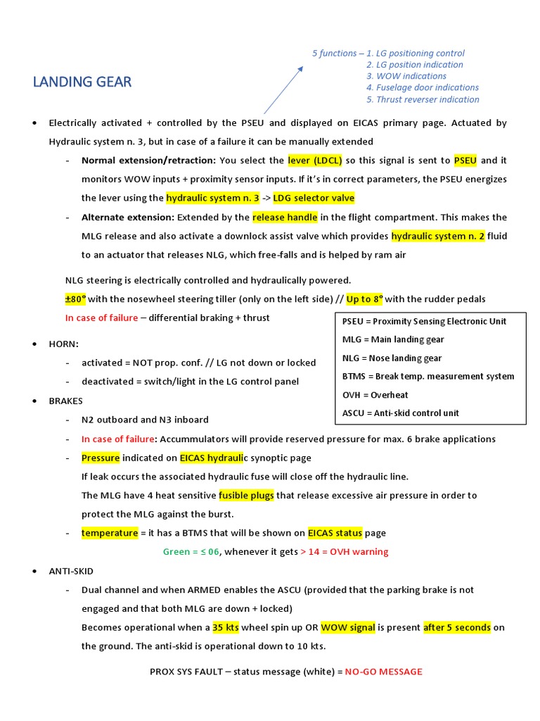 Landing Gear | PDF | Landing Gear | Anti Lock Braking System
