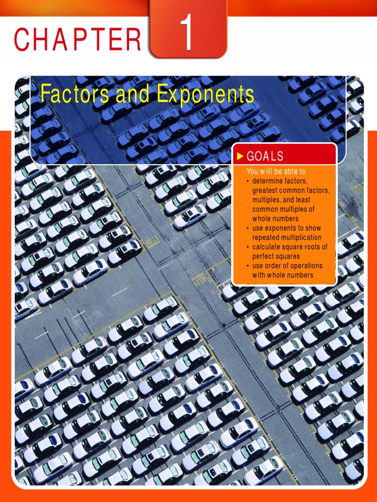 Nelson Math 7 CHAPTER 1 PDF | PDF | Multiplication | Exponentiation