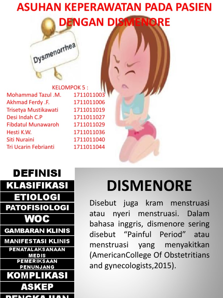Askep Dismenore Kel.5 | PDF