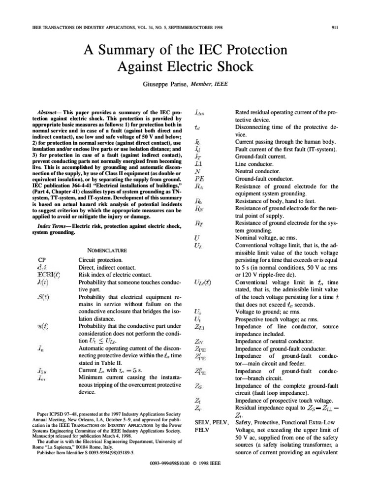 Iec 364 4 41 | PDF | Quantity | Manufactured Goods