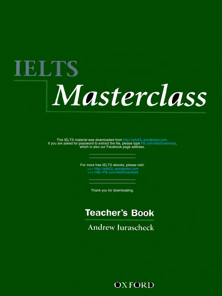 IELTS Masterclass - Teacher Book PDF | PDF