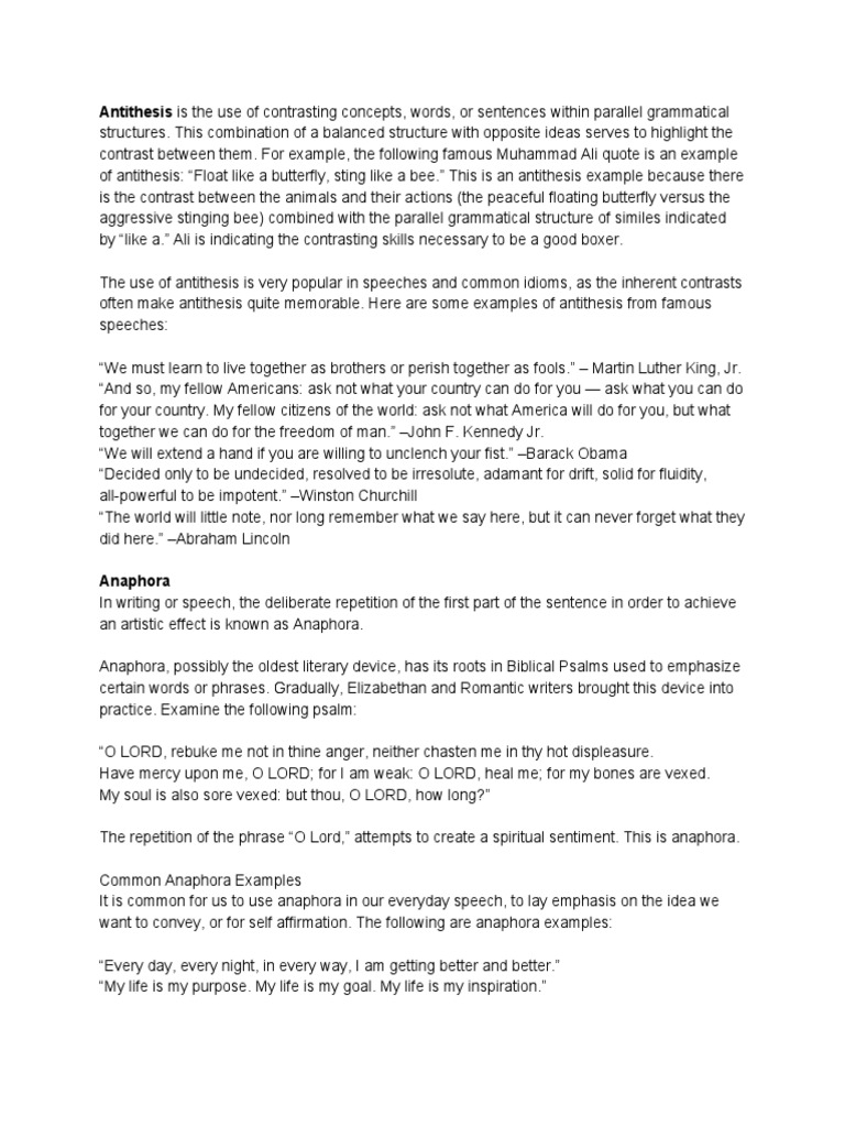 Literary Devices | PDF | Metaphor | Essays