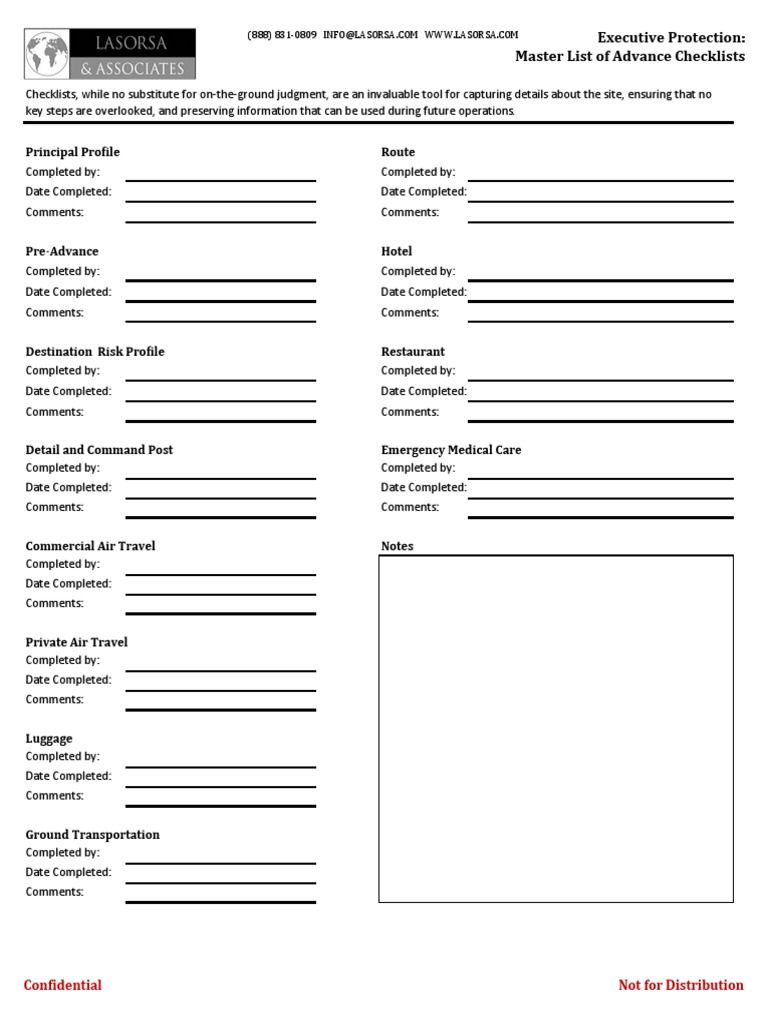 Executive Protection Packet - SECURE | PDF | Airport | Baggage