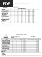 Form Checklist Monitoring Kebersihan Toilet | PDF