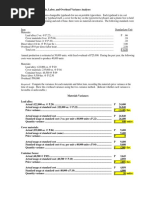 Variance Analysis Practice Problems | PDF | Variance | Management ...