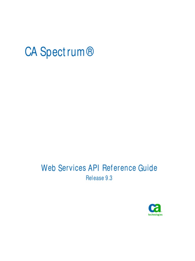 Spectrum Web Api PDF | PDF | Representational State Transfer | Web Service