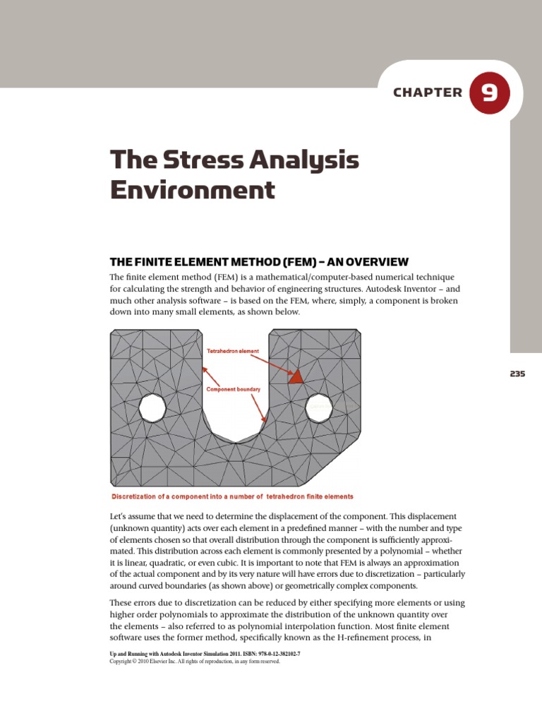 The Stress Analysis - FEM | PDF | Finite Element Method | Deformation ...