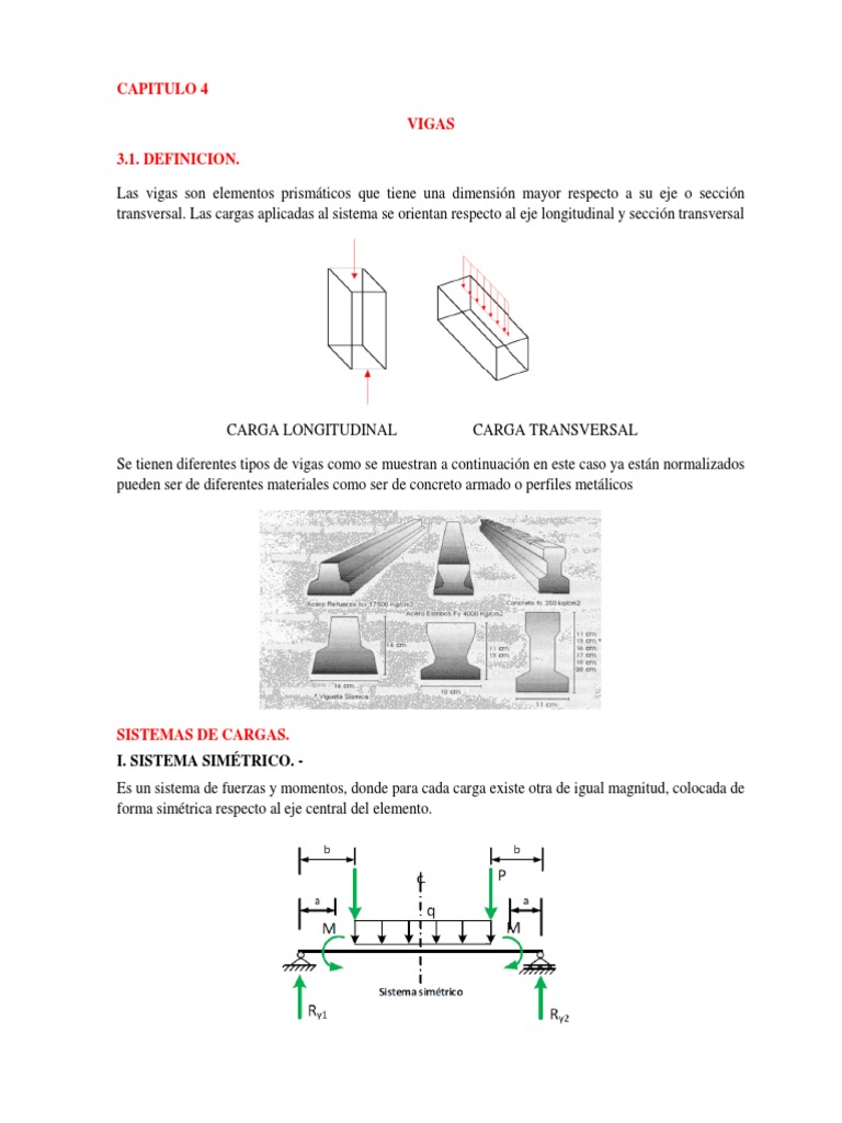 Definición y Cálculo de Vigas | PDF | Ingeniero civil | Ingeniería mecánica