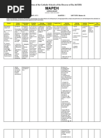 Curriculum Map Grade 9 - MAPEH | PDF | Multiple Choice | Cognitive ...