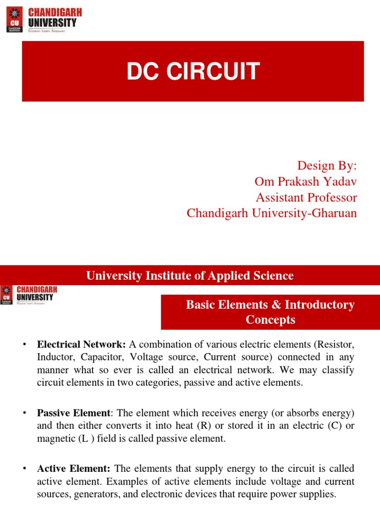 DC Circuit Design Basics | PDF | Electrical Network | Passivity ...