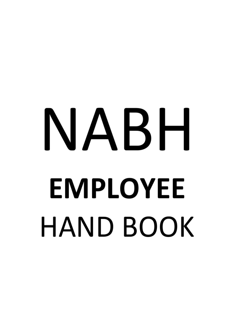 Nabh Hand Book English | PDF | Employment | Personal Protective Equipment